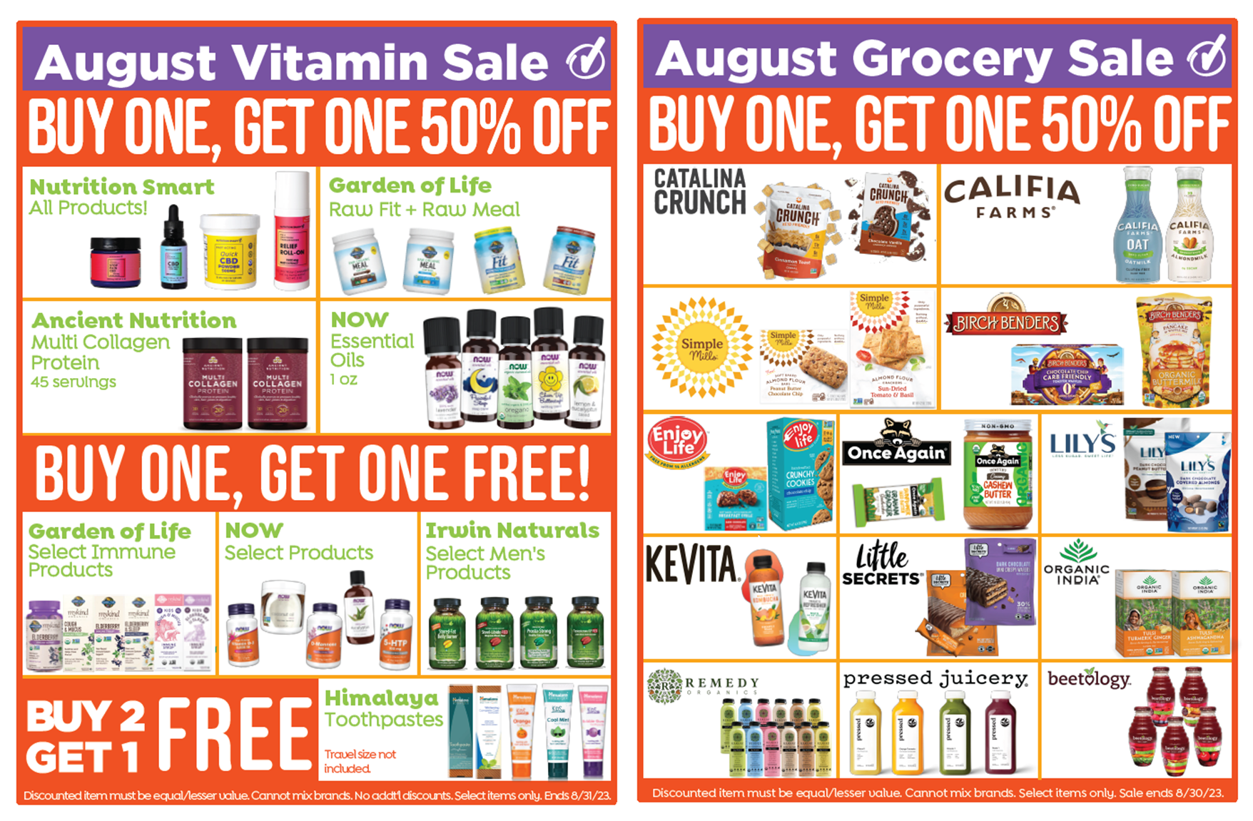 Weekly sales offers - Nutrition Smart | Organic Grocery, Vitamins and ...